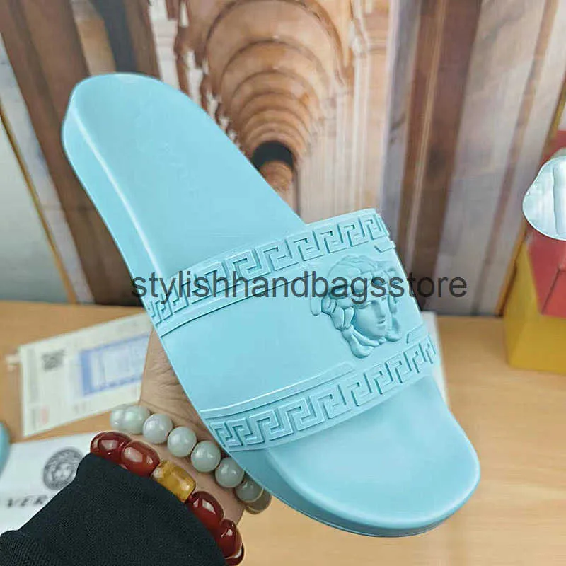 2025 Summer Beach Embroidered Slippers Metal Head Casual Sandals For ...