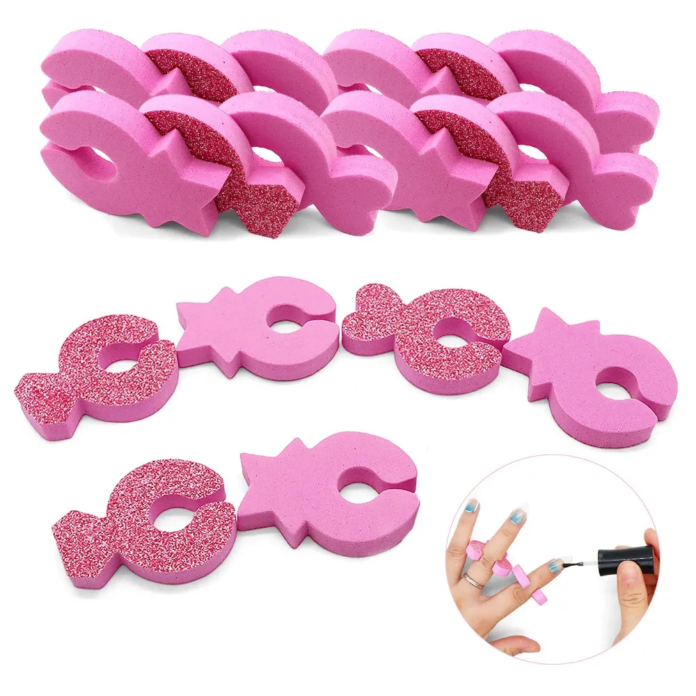 Pink Sponge Toe & Finger Separators for Nail Polish Application & Art ...