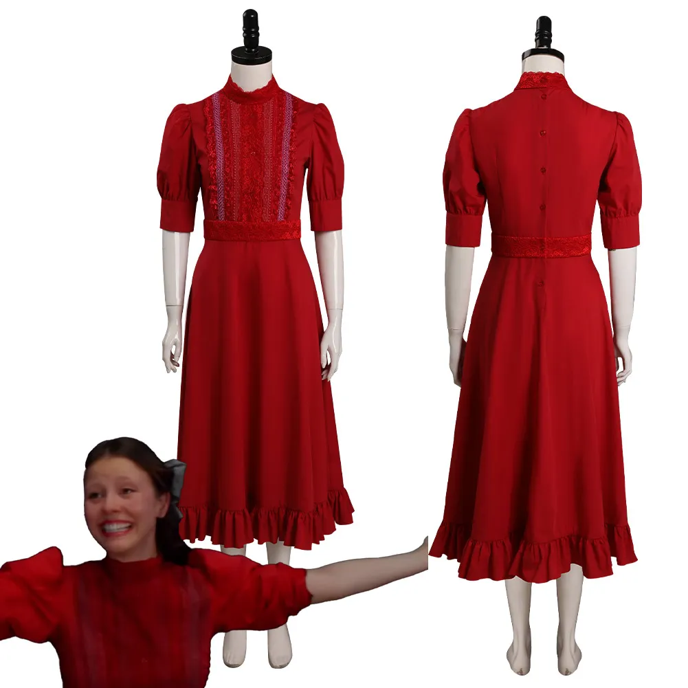 Pearl Horror Movie Cosplay Costume For Women Halloween Party Dress For ...