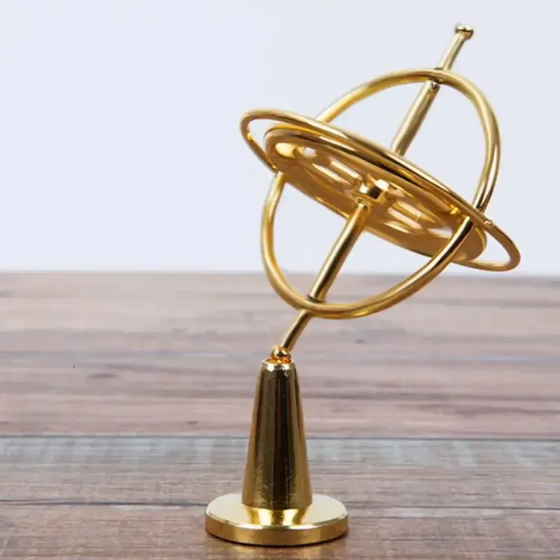 Kids' Self Balancing Brass Gyroscope Anti Gravity Decompression Toy And ...
