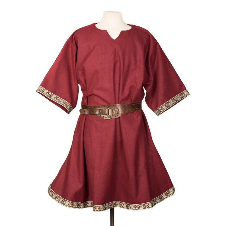 Medieval Knight Warrior Green Norse Tunic For Men Norman Chevalier ...