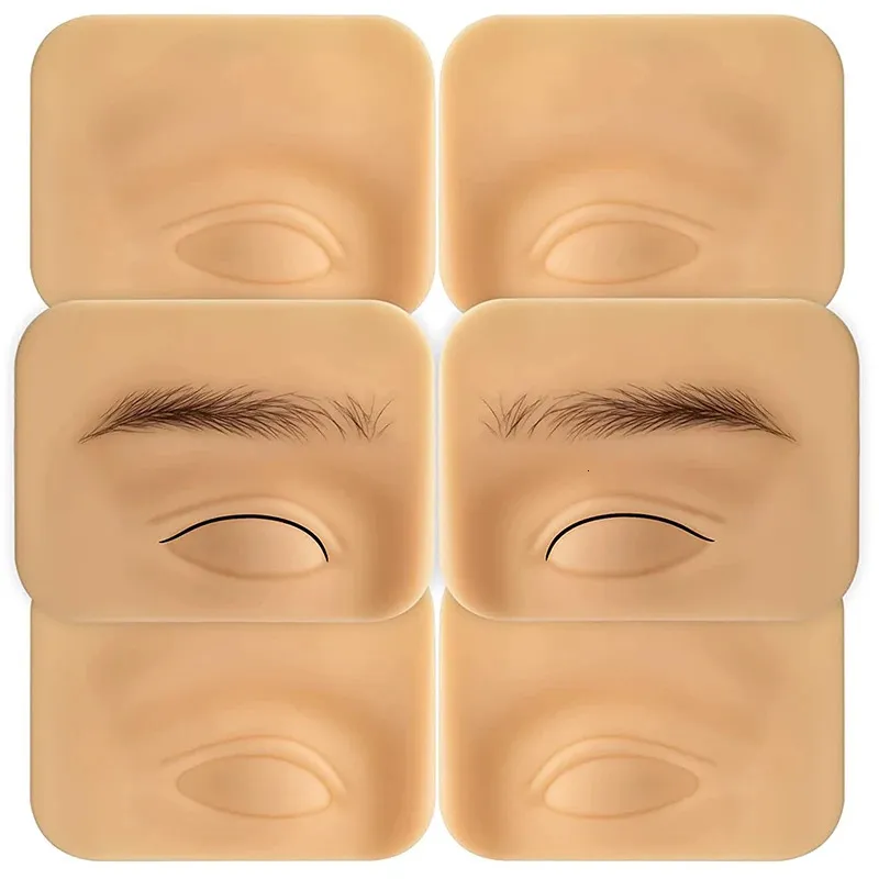 Silicone Eyebrow Practice Skin - Microblading Training Templates for ...