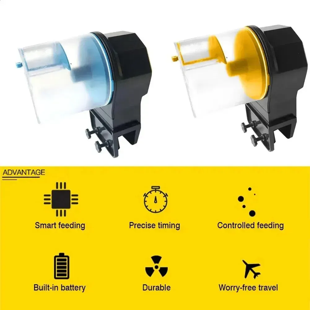 Automatic Fish Feeder: Moisture Proof Electric Food Dispenser For ...