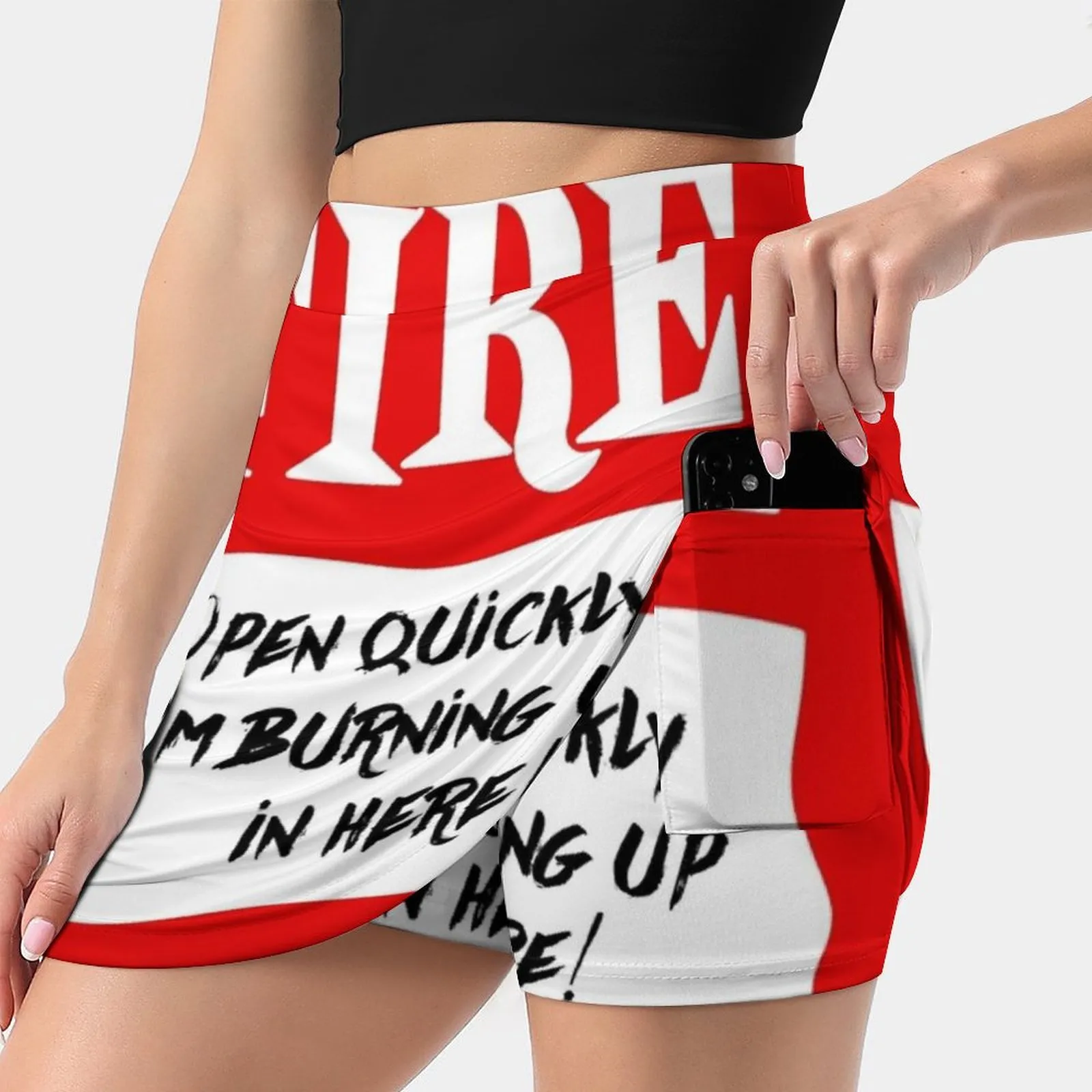 Fire Halloween Quick And Easy Costume Taco Women's Skirt Mini Skirts A ...