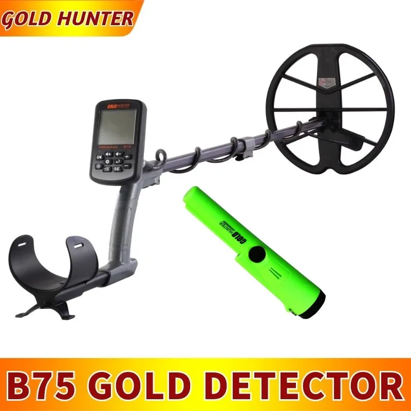 B75 Gold Metal Detector - Waterproof, Advanced Technology for Land ...