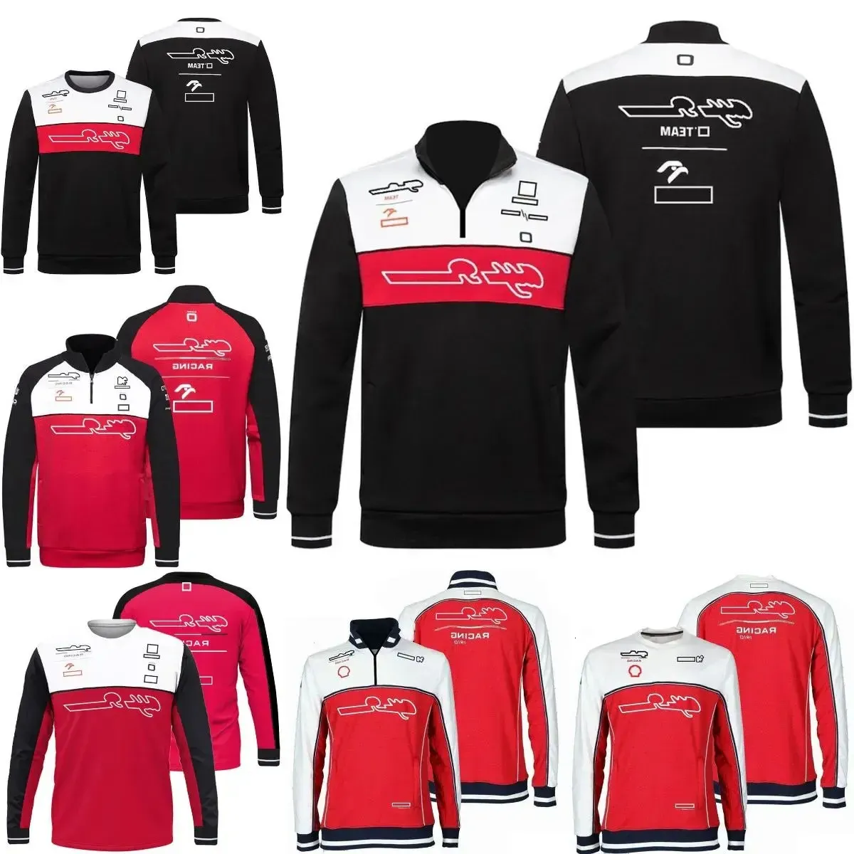 2025 Formula 1 Team F1 Racing Driver Mercedes Hoodie Half Zipper Casual ...