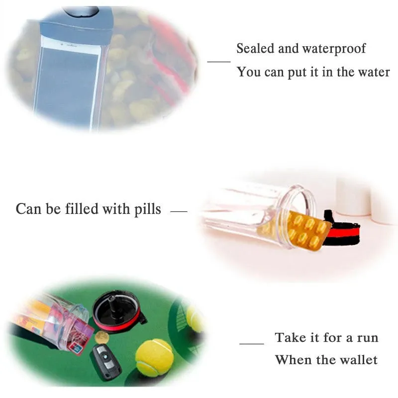 Secret Compartment Bottle with Phone Pocket - Hidden Stash, Pill ...