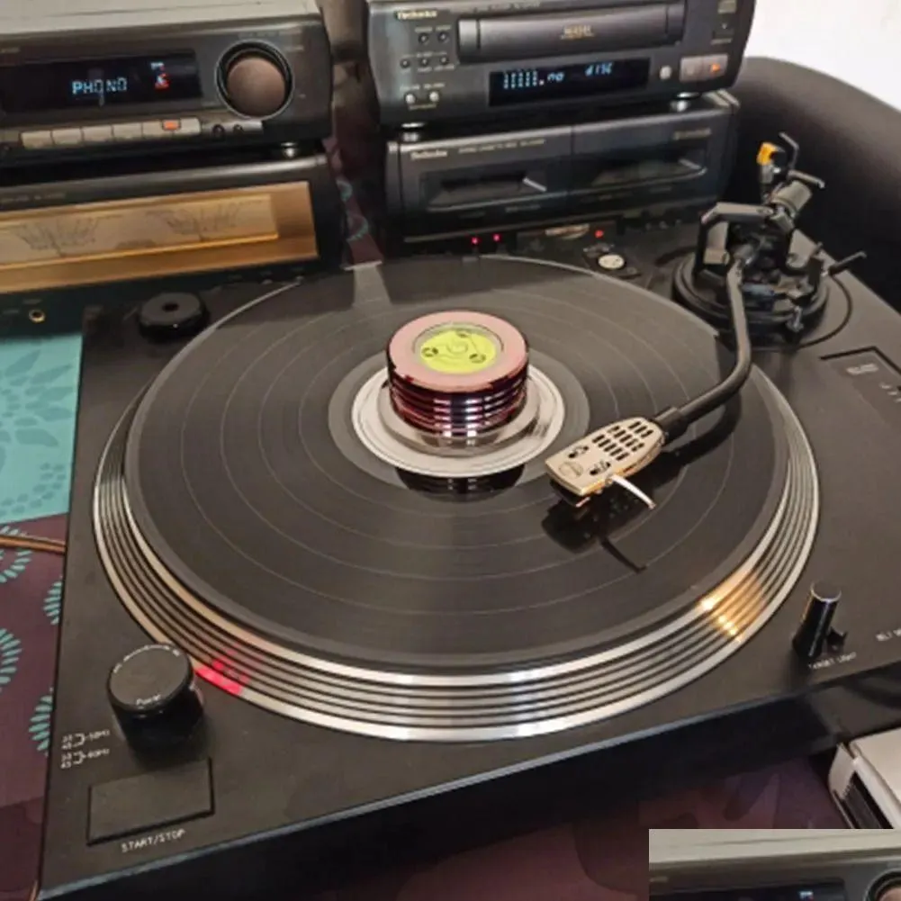 50/60Hz LCD Vinyl Disc Project Classic Turntable With Level Weight ...