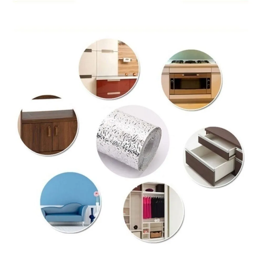 Premium Kitchen Oil Proof Sticker: 40x300cm Self-Adhesive, Waterproof ...