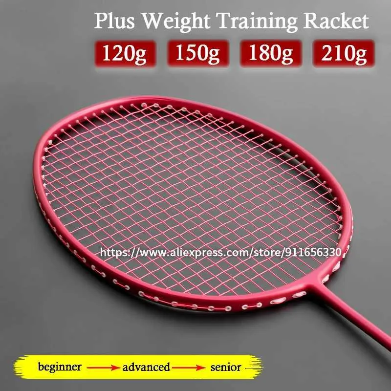 Carbon Fiber Badminton Racket G4 High Tension 34LBS, Professional ...