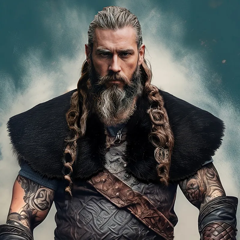 Medieval Viking Fur Wrap Shawl With Collar Capelet Artificial Winter ...