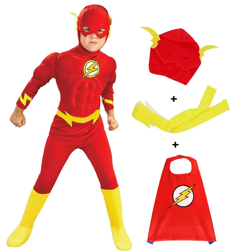 The Flash Kids Superhero Costume Set – Complete Fancy... From Uledemode ...