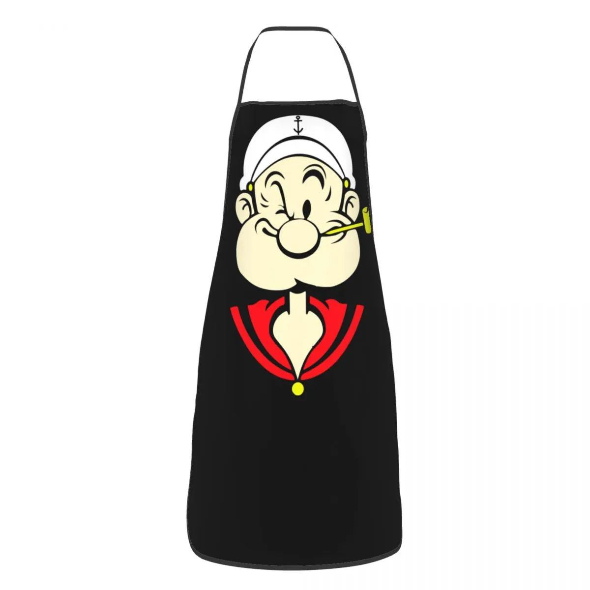 Cartoon Sailor Popeye Apron - Unisex Kitchen Cooking Bib, Durable ...