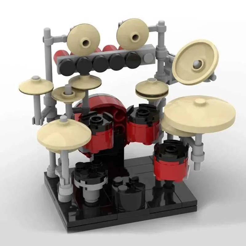 Creative Mini Mini Drum Set Price MOC 24121 Musical Instrument Building ...