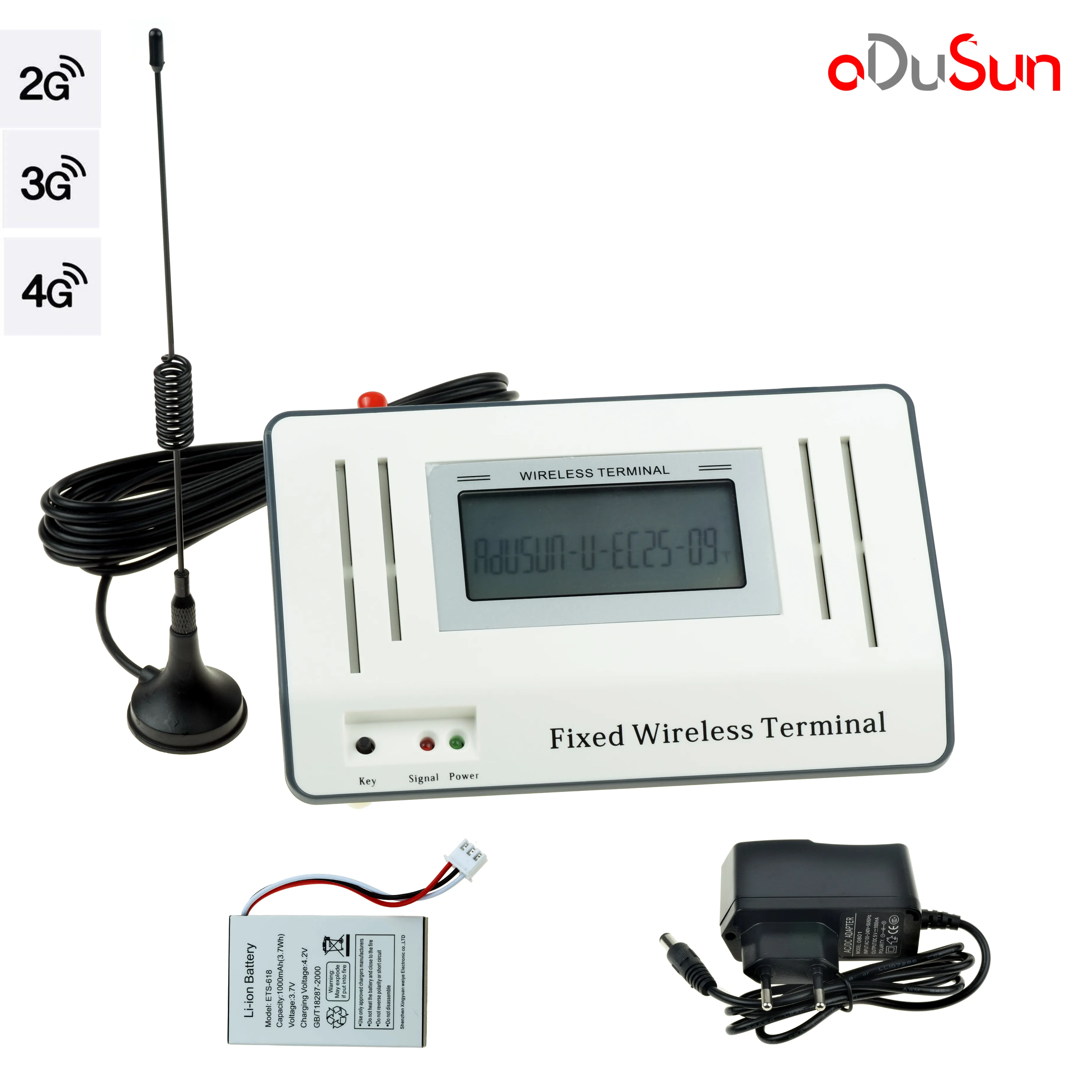 4G LTE Fixed Wireless Terminal 3G WCDMA GSM Support With LCD Display, 2 ...