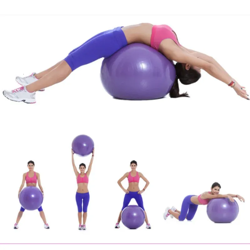 45cm Exercise Ball with Pump - Yoga, Pilates, Fitness, Birth, Massage ...
