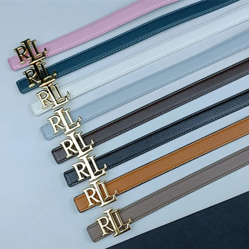 Designer Belt: Ladies Fashion Leather Waist Belt with Love Letter ...