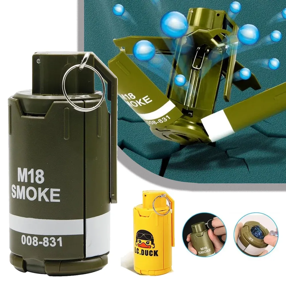 Reusable Airsoft Grenade - M18 Smoke & Water Bomb Model, Gel Ball ...