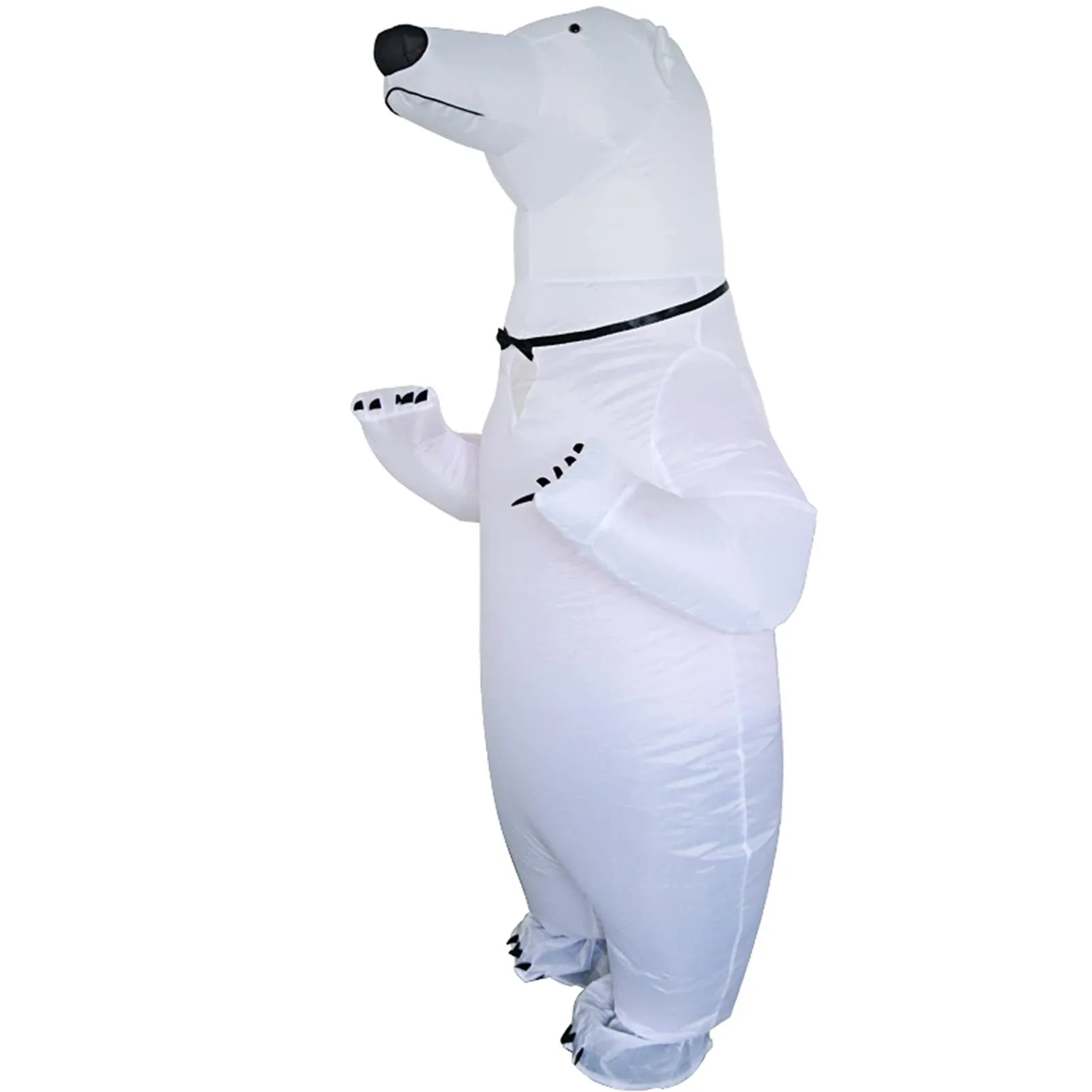 Giant Inflatable Polar Bear Costume - Adult Funny Animal Blow-Up Mascot ...