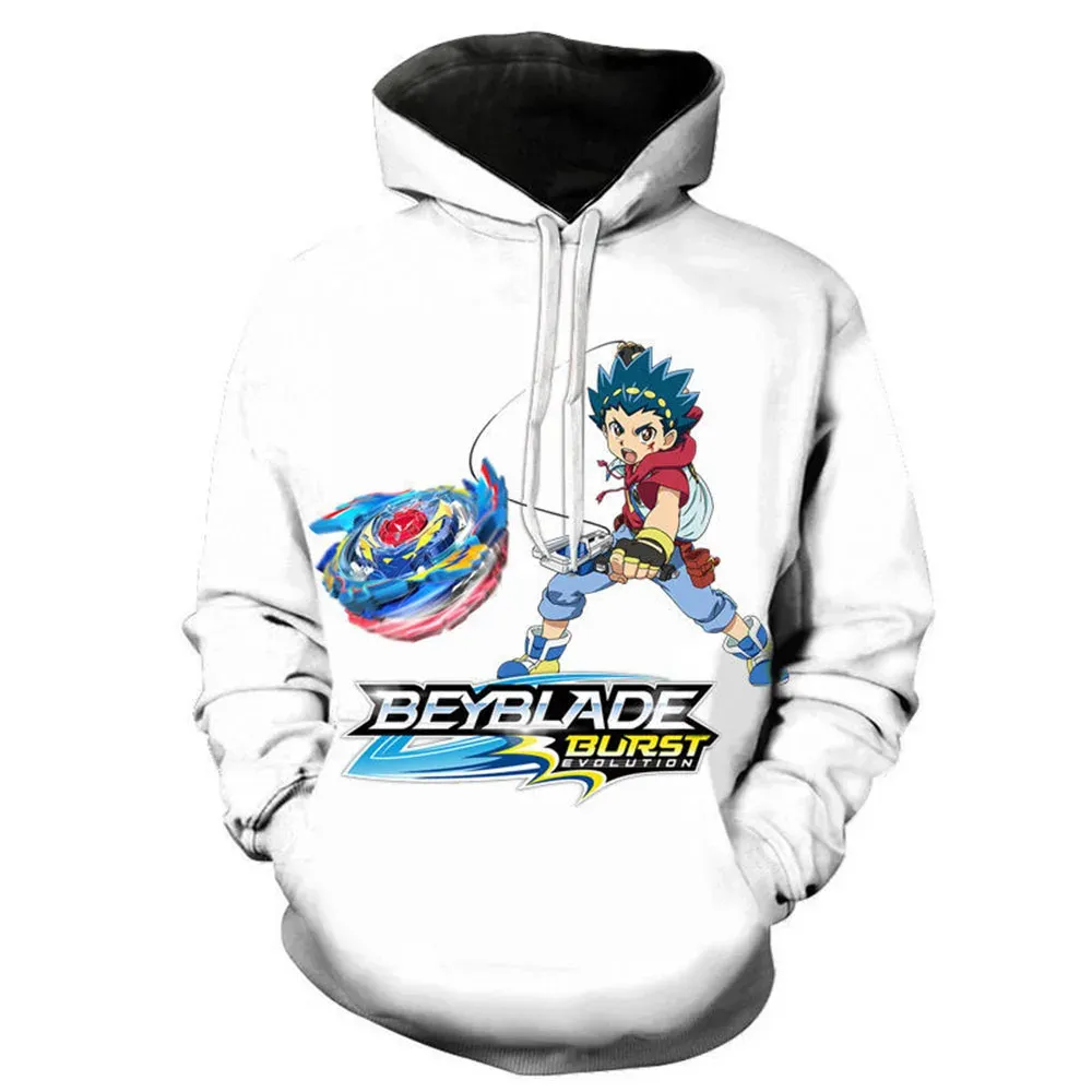 Anime Beyblade Burst 3D Print comfrt hoodie - Oversized Pullover ...