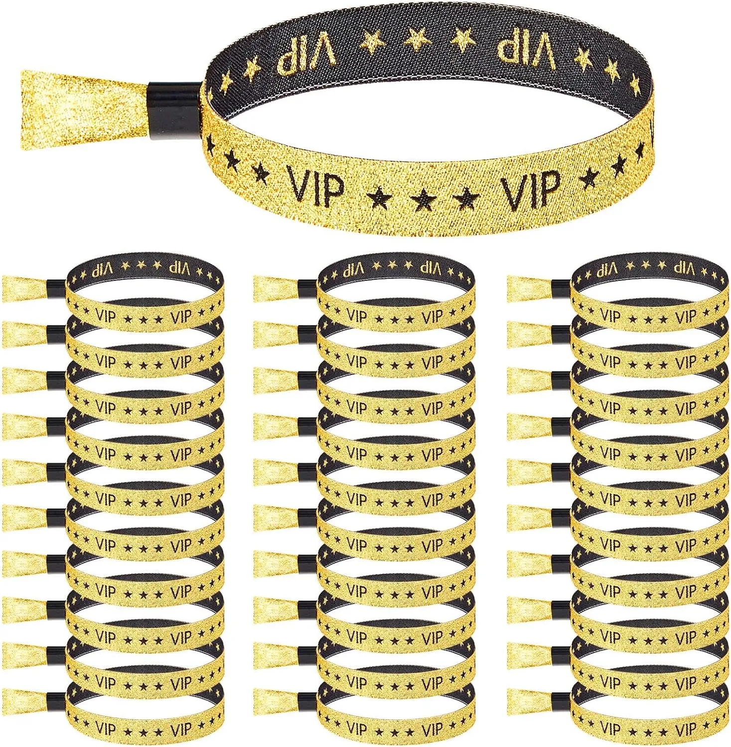 VIP Event Wristbands: 50/Cloth Armbands for Parties, Concerts & More ...