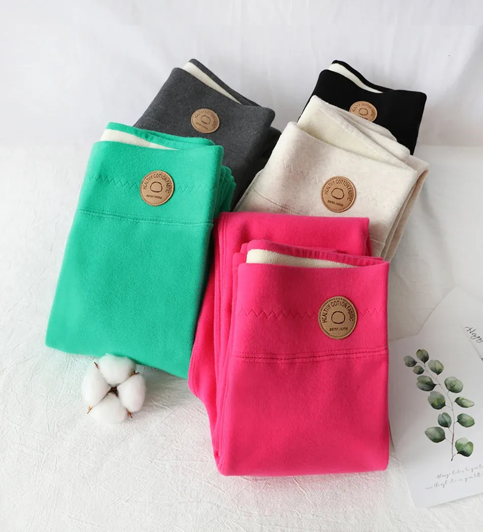 Womens Winter Leggings Thermal Velvet Cotton Slimming Tights with ...