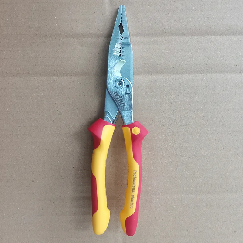 8-in-1 Insulated Electrical Pliers - Heavy Duty 225mm Electrician's ...