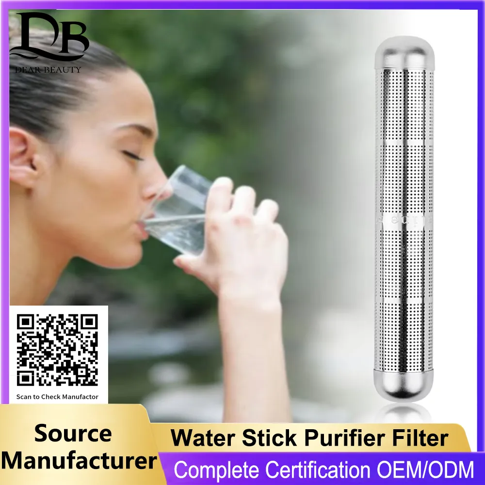 Premium Stainless Steel Alkaline Water Filter Stick - Negative Ion ...