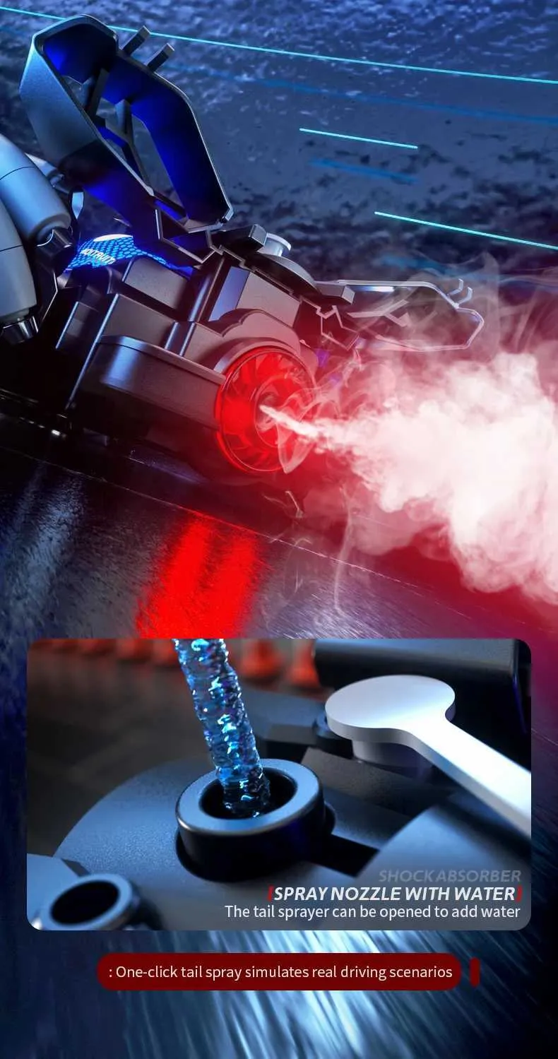 RC Drift Car Remote Control 1:4 Scale Electric Off-Road Racing Vehicle ...