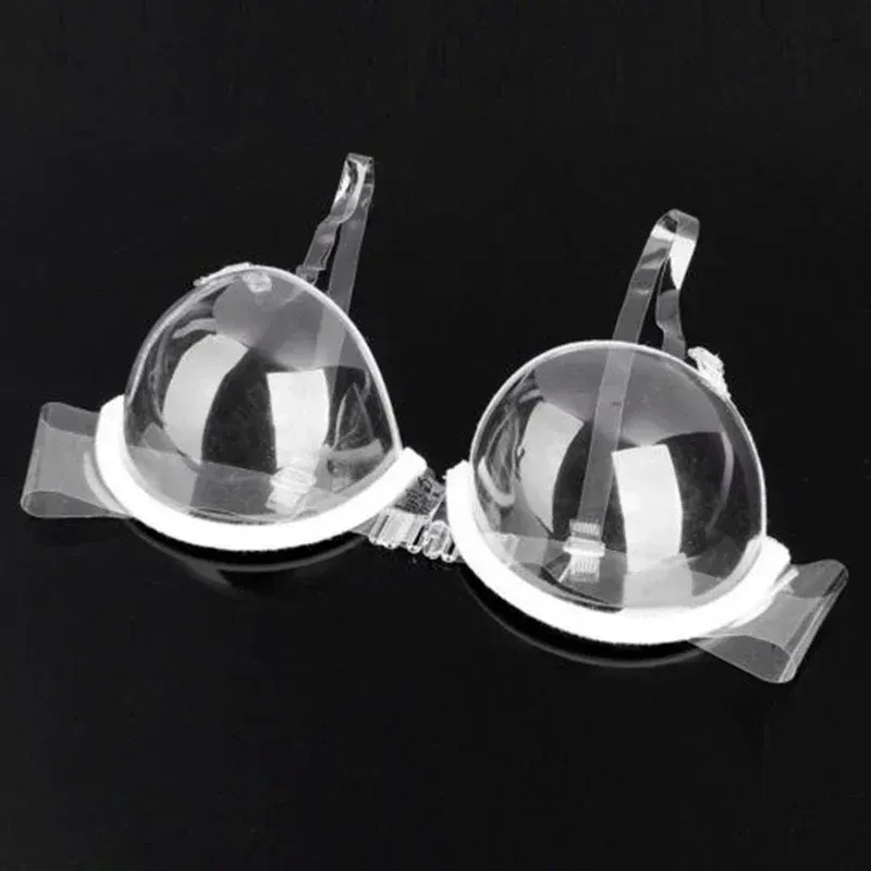 Clear Invisible Bra Straps Push Up Bralette For Women, Sexy Transparent ...