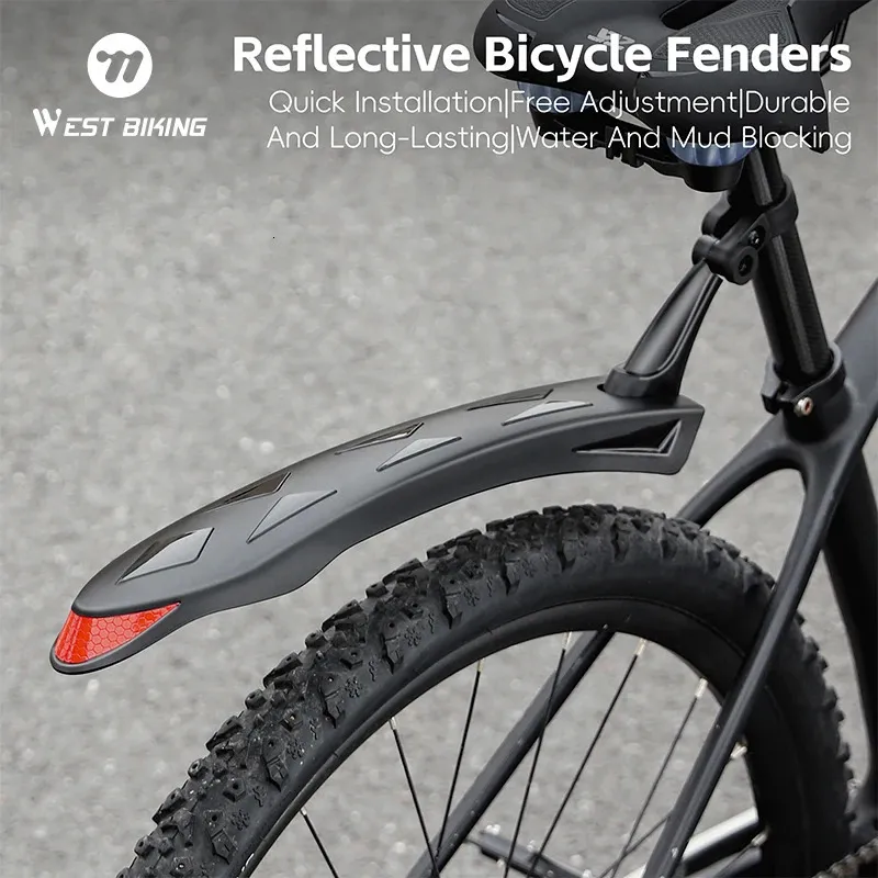 Mountain Bike Fender Set - Universal 26-27.5 Reflective Mudguard for ...