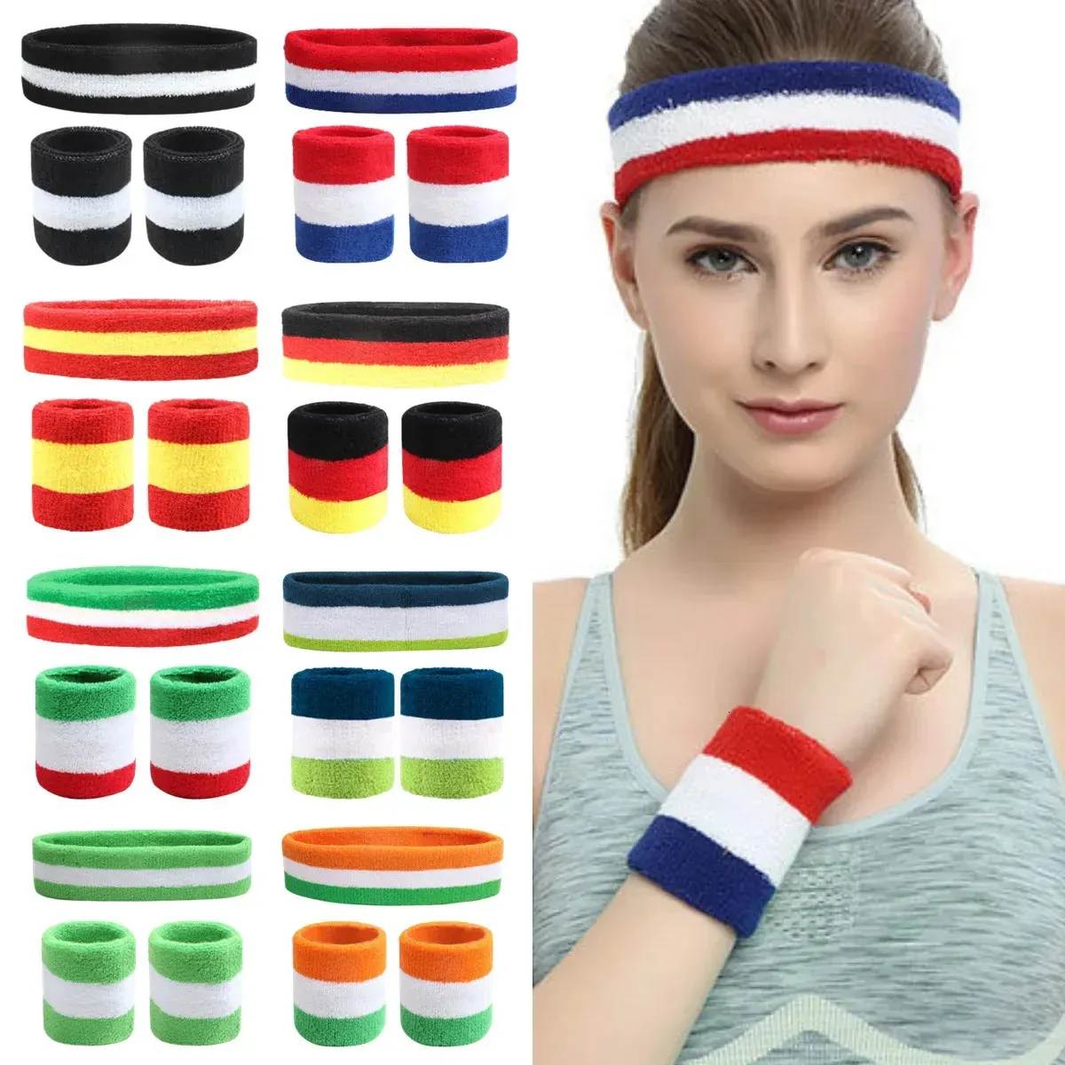 3 Pack Sports Headbands: Moisture-Wicking Elastic Sweatbands for Men ...