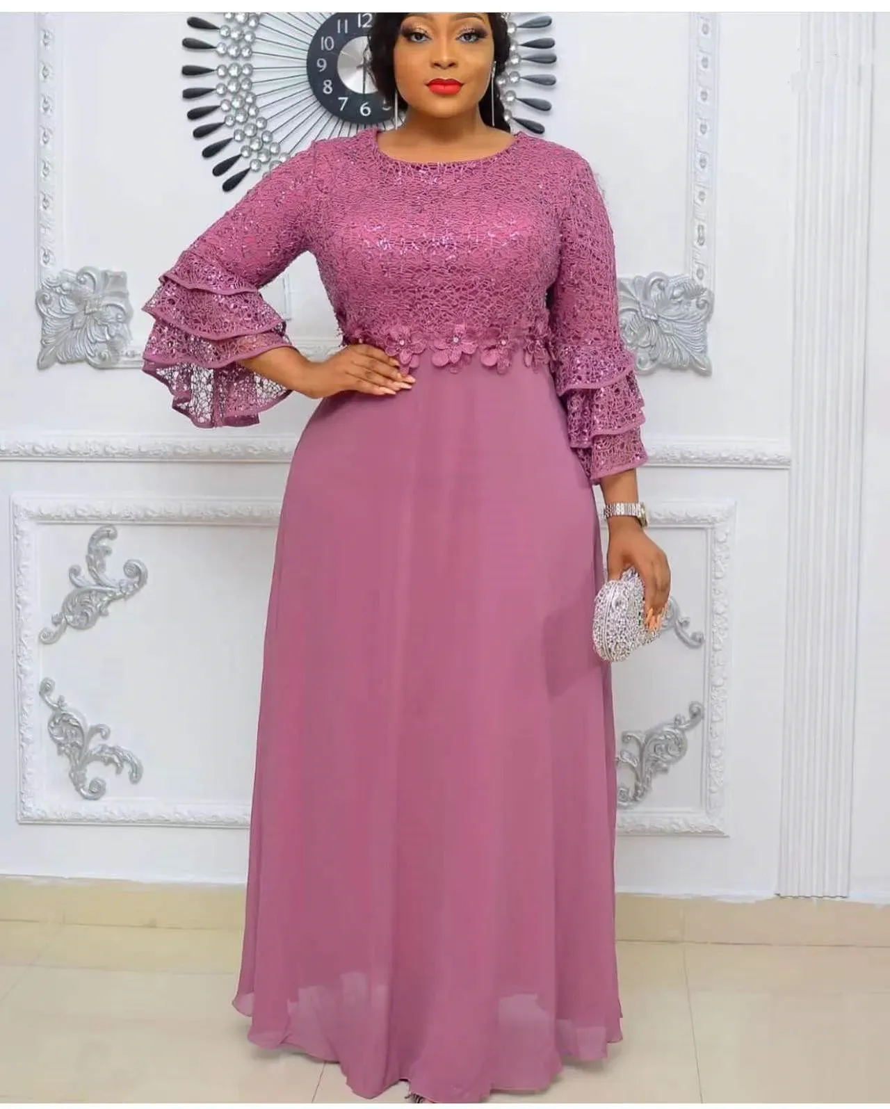 Elegant Turkish Wedding Dresses: Plus Size African Inspired Maxi Gown ...