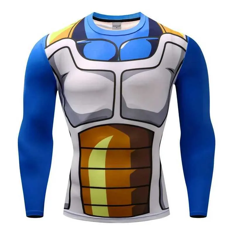 Wholesale Vegeta Cosplay 3D Printed T Shirt Long Sleeve, Casual ...