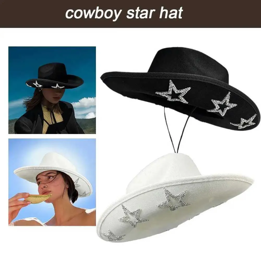 High Quality Vintage Resin Country Western Hats With Diamond Pentagram ...