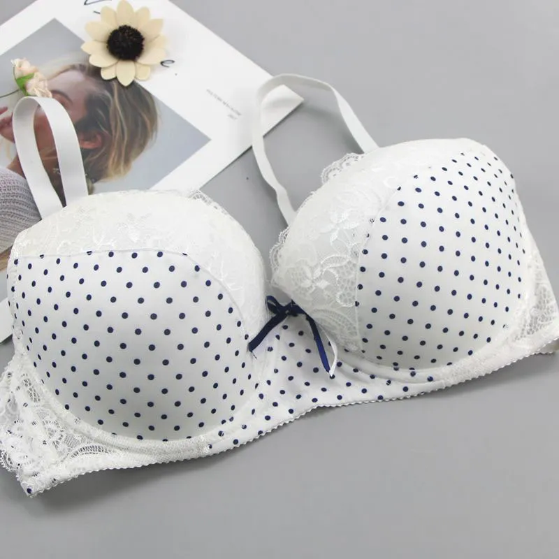 Plus Size Full Coverage Deep V Push Up Bra - Adjustable Straps ...