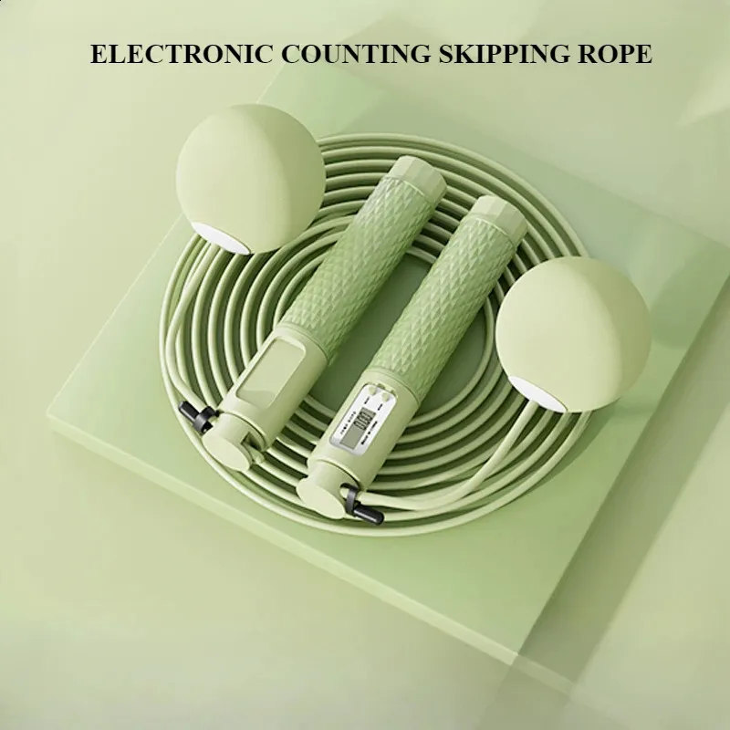 Cordless Electronic Counting Smart Skipping Rope For Fitness, Exercise ...