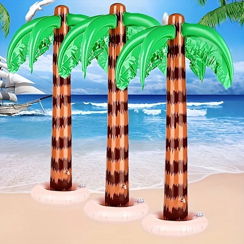 Inflatable Coconut Tree 90cm 35.43 inch PVC Palm Tree Pool Float for ...