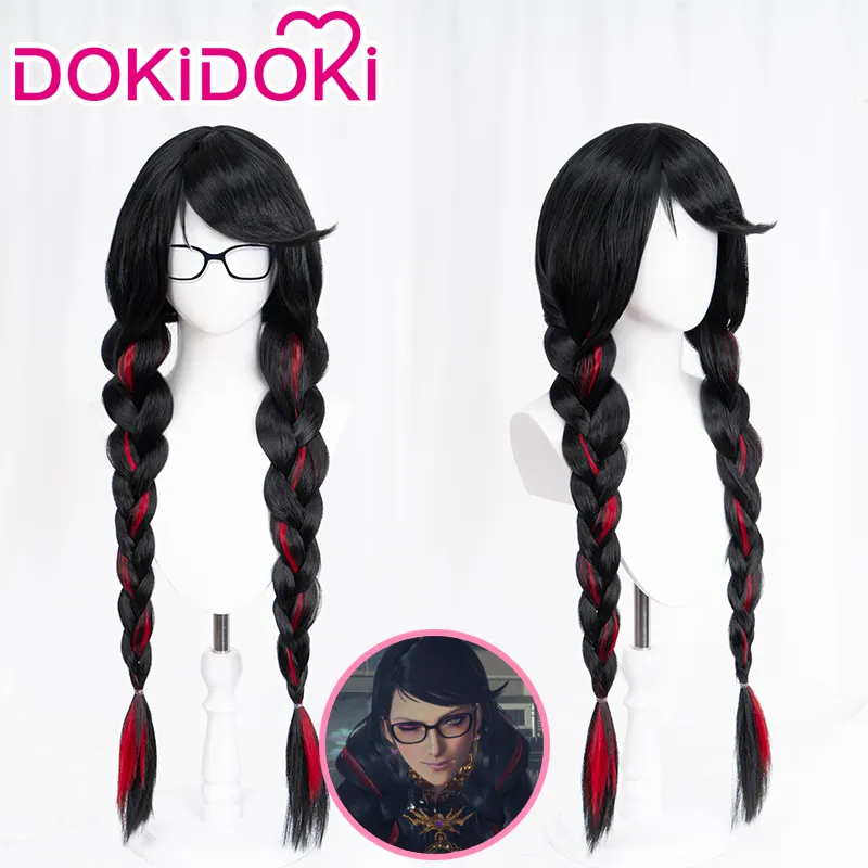 DokiDoki Bayonetta Cosplay Wig Long Double Braids, Heat Resistant ...