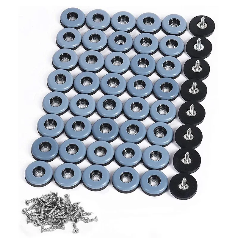 Furniture Gliders for Hardwood and Tiled Floors with Screws, 1.5 in ...