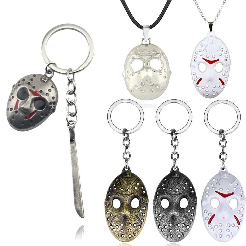 Movie Friday The 13th Jason Killer Mask Necklace Keychain Horror ...