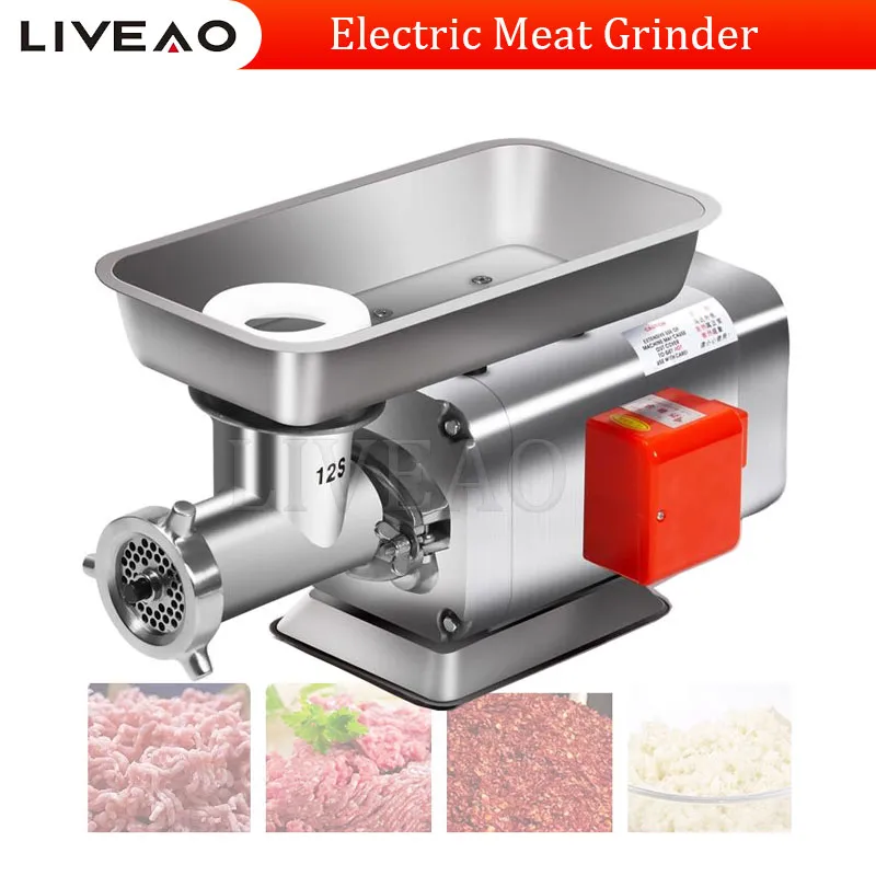 Commercial Meat Grinder Electric Food Processor And Meat Grinder, Heavy ...