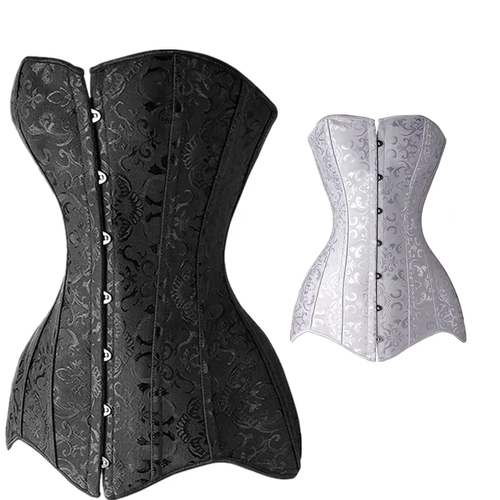 Wholesale Price Corset Steel Boned Long Torso Bustier Plus Size 6XL ...
