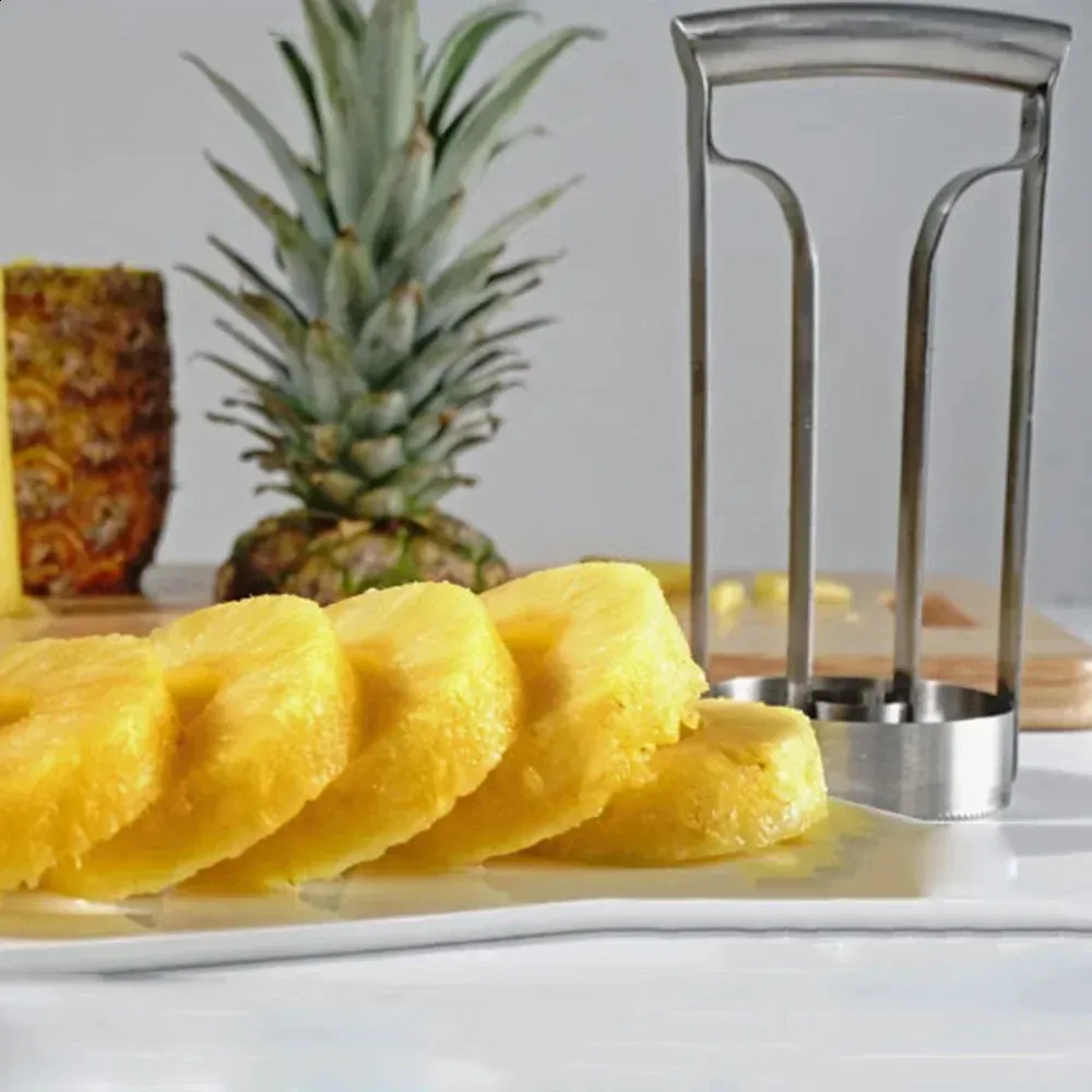 Stainless Steel Pineapple Cutter Automatic Peeler and Eye Removal Tool ...
