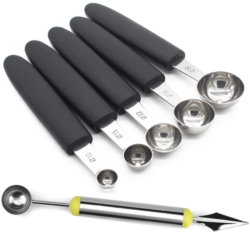 Melon Baller Set: Different Sizes for Perfect Fruit Scoops - Shop Now ...