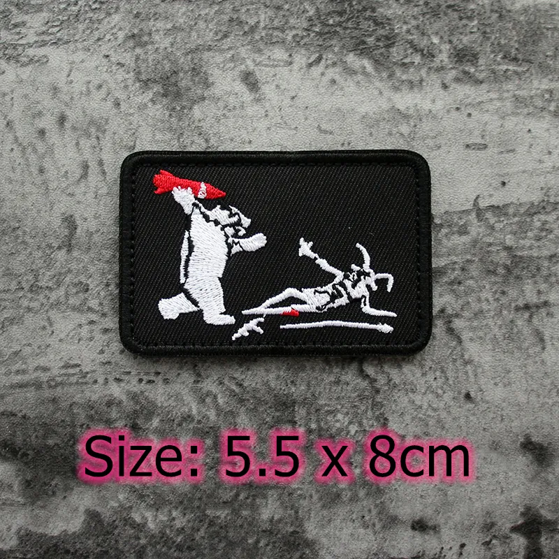 Embroidered Blackbeard Pirate Flag Patch - Tactical Applique for ...