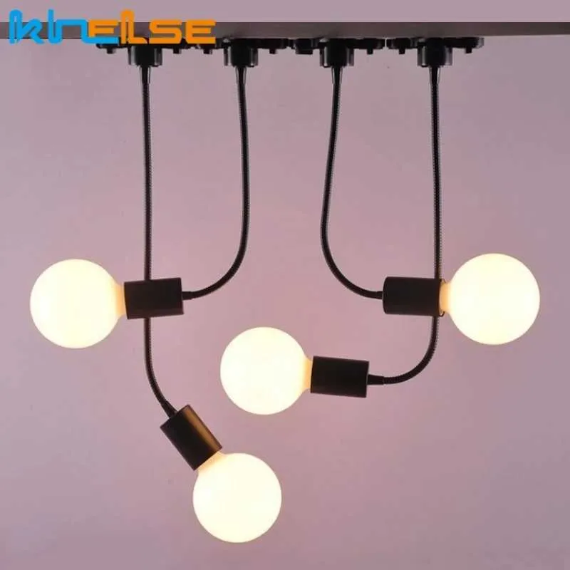 Industrial Aluminum LED Creative Track Lighting With Flexible Hose And ...