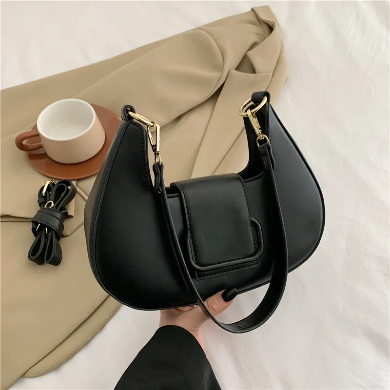 2025 New Spring/Summer Fashion Women's Underarm Crescent Crossbody Bag ...
