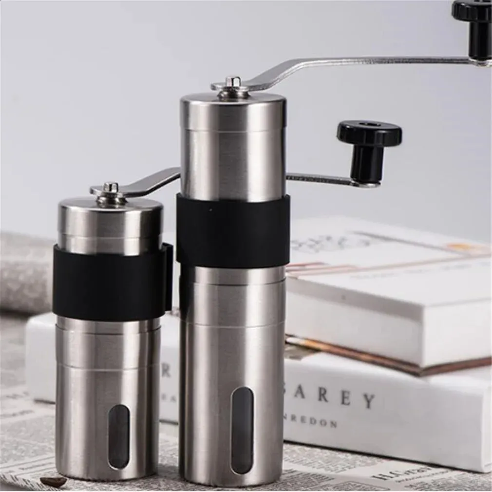 Portable Stainless Steel Manual Coffee With Grinder Easy Handmade Mini ...