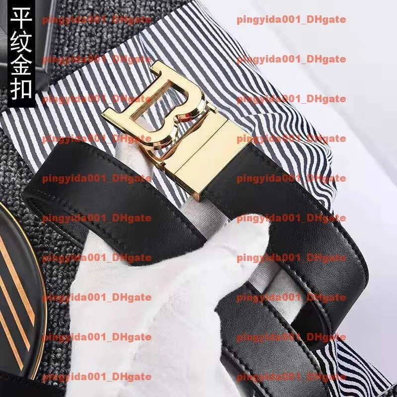 Letter B Buckle Leather Belt Casual Business Jeans Belt For Men From ...